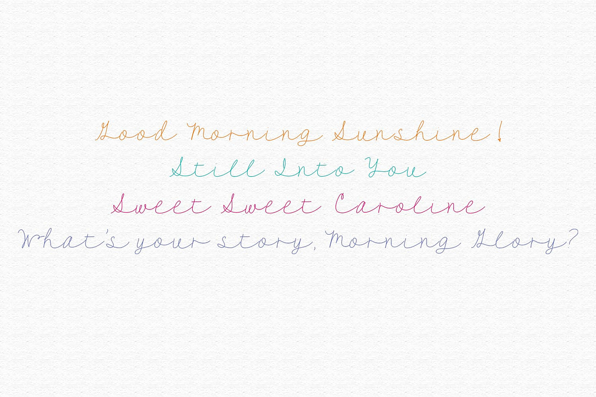 Caroline - A Script Font, a Script Font by OnTheSpotStudio