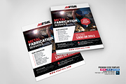 Metal and Steel Fabrication Flyer, a Flyer Template by PSDPixel