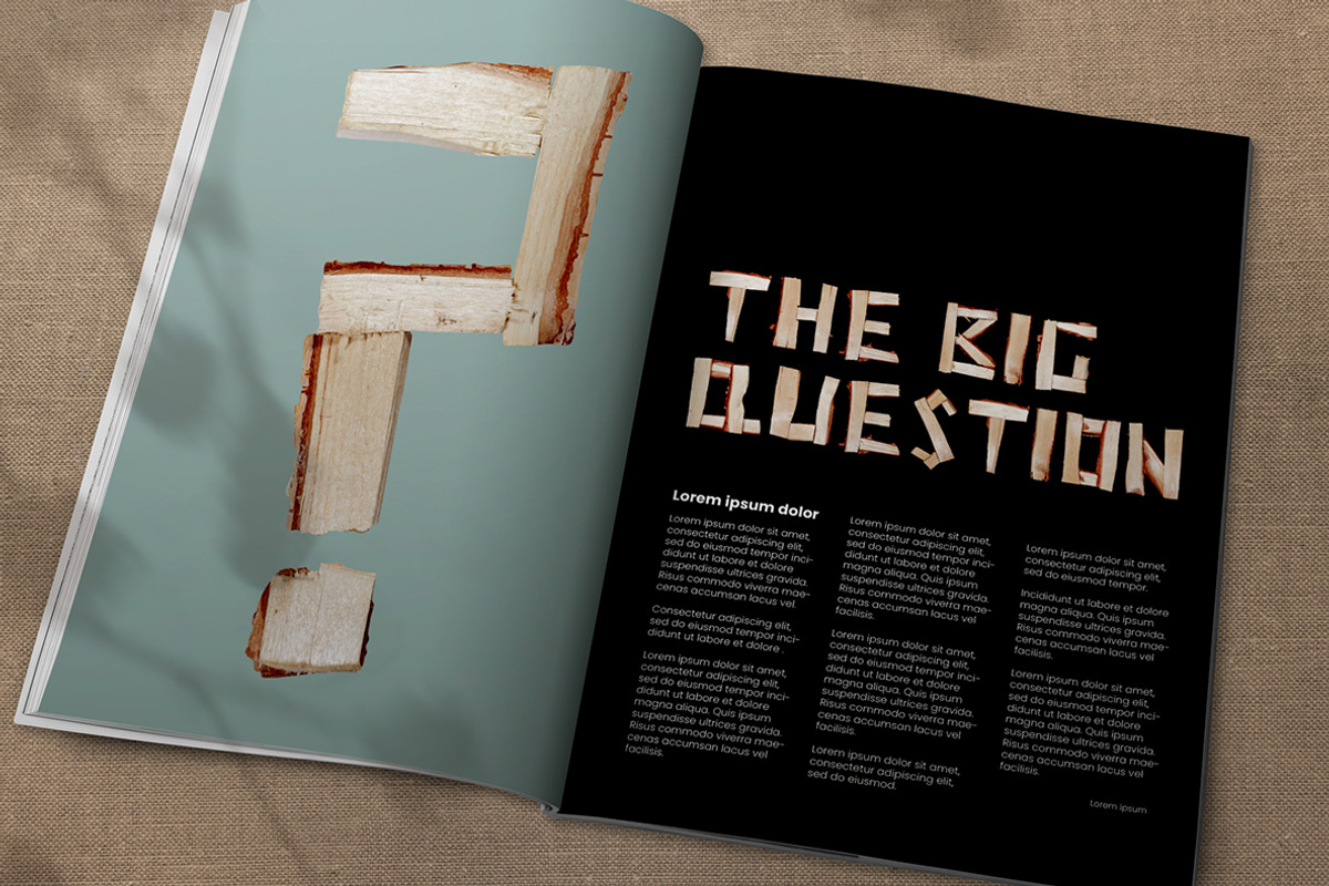 Log Font, a Font by Handmadefont