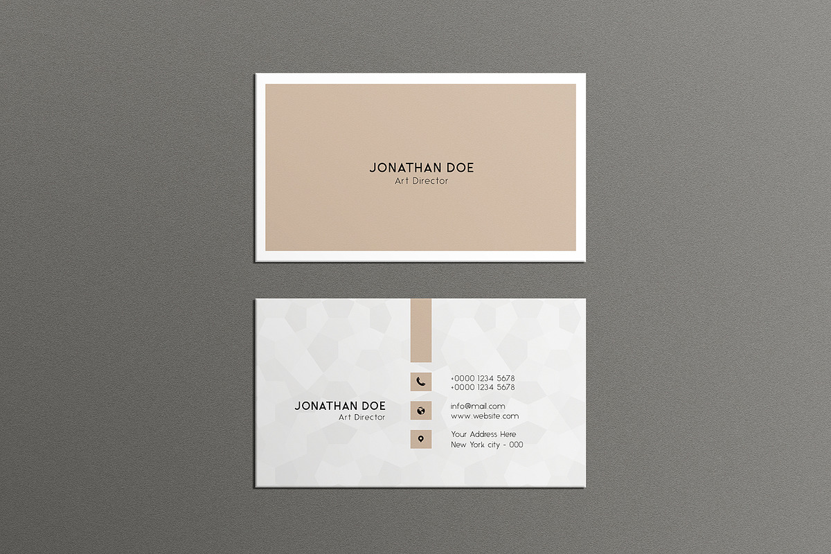Clean Minimal Visiting Card