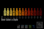 Beer color chart | Food Illustrations ~ Creative Market