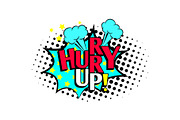 Hurry up cartoon icon, an Illustration by Stock-Smart-Start