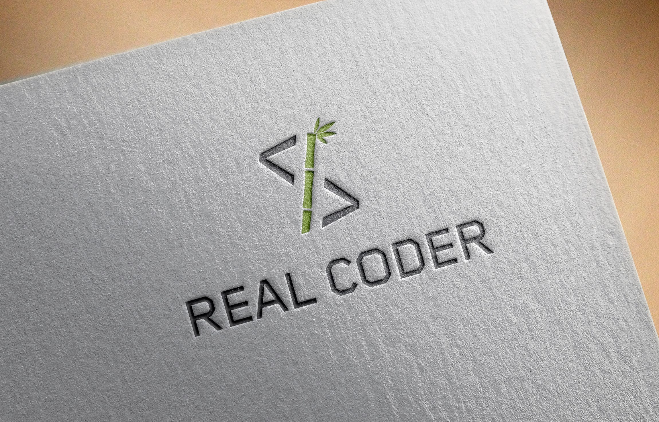 Real Coder Logo, a Branding & Logo Template by GladicMonster