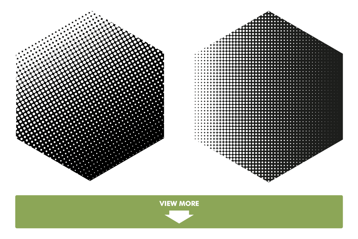 Halftone Vector Shapes - 30 Items, an Object Graphic by Offset