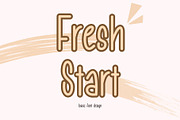 Fresh Start Handwriting Font, a Handwritten Font by Ruddean2109