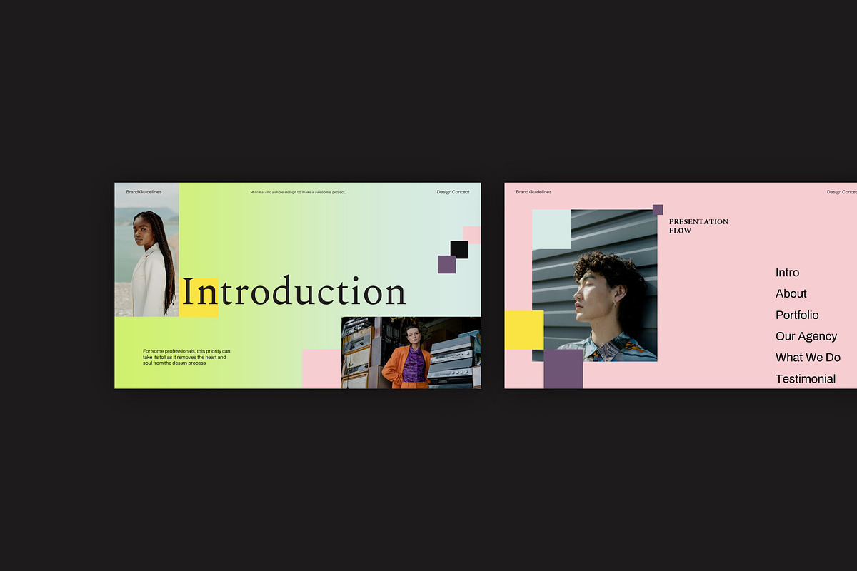 Gen-Z Minimal Powerpoint, a Presentation Template by Dirtytemp Studio