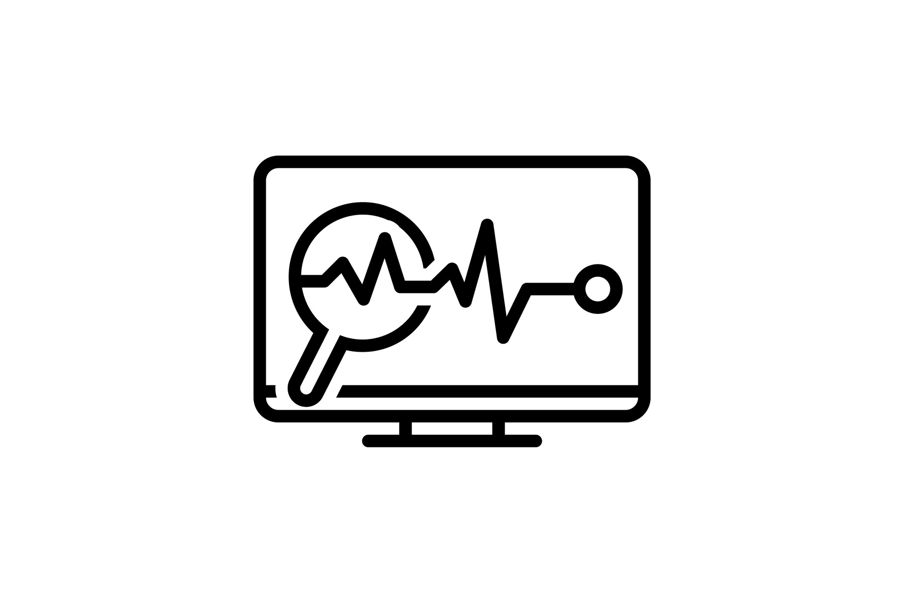 System monitoring icon, an Icon by Creative priyanka