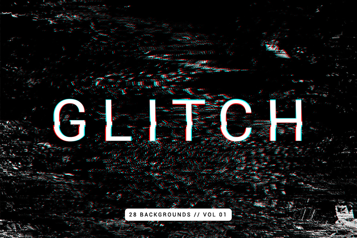 Intense Glitch Backgrounds | Vol.01, a Texture Graphic by dvtchk