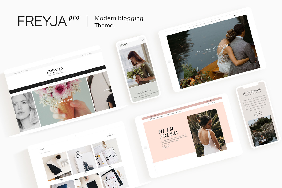 Freyja Pro - Multipurpose Theme, a WordPress Template by Sparrow & Snow Themes