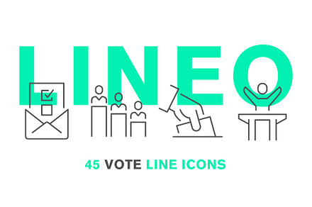 LINEO - 75 JUSTICE ICONS, an Outline Icon by sharpnose
