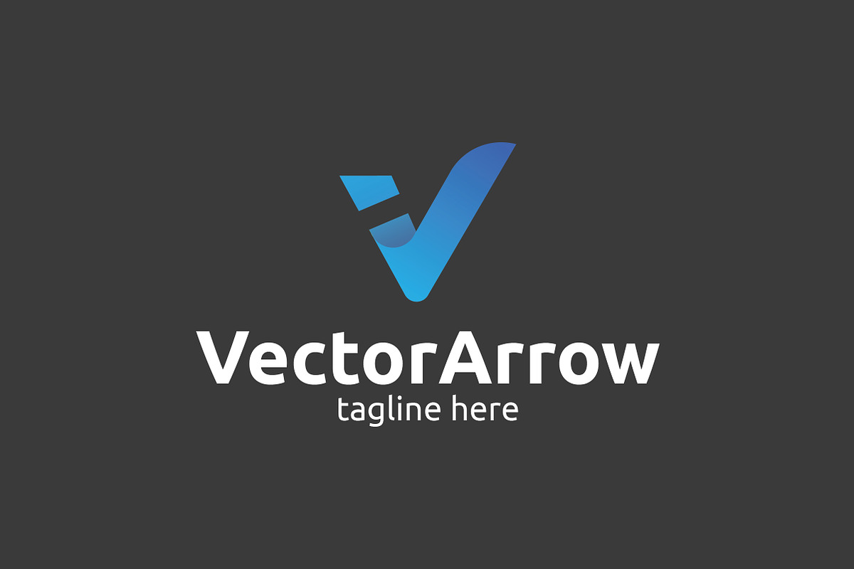 V+Arrow Logo, a Branding & Logo Template by RocketArt