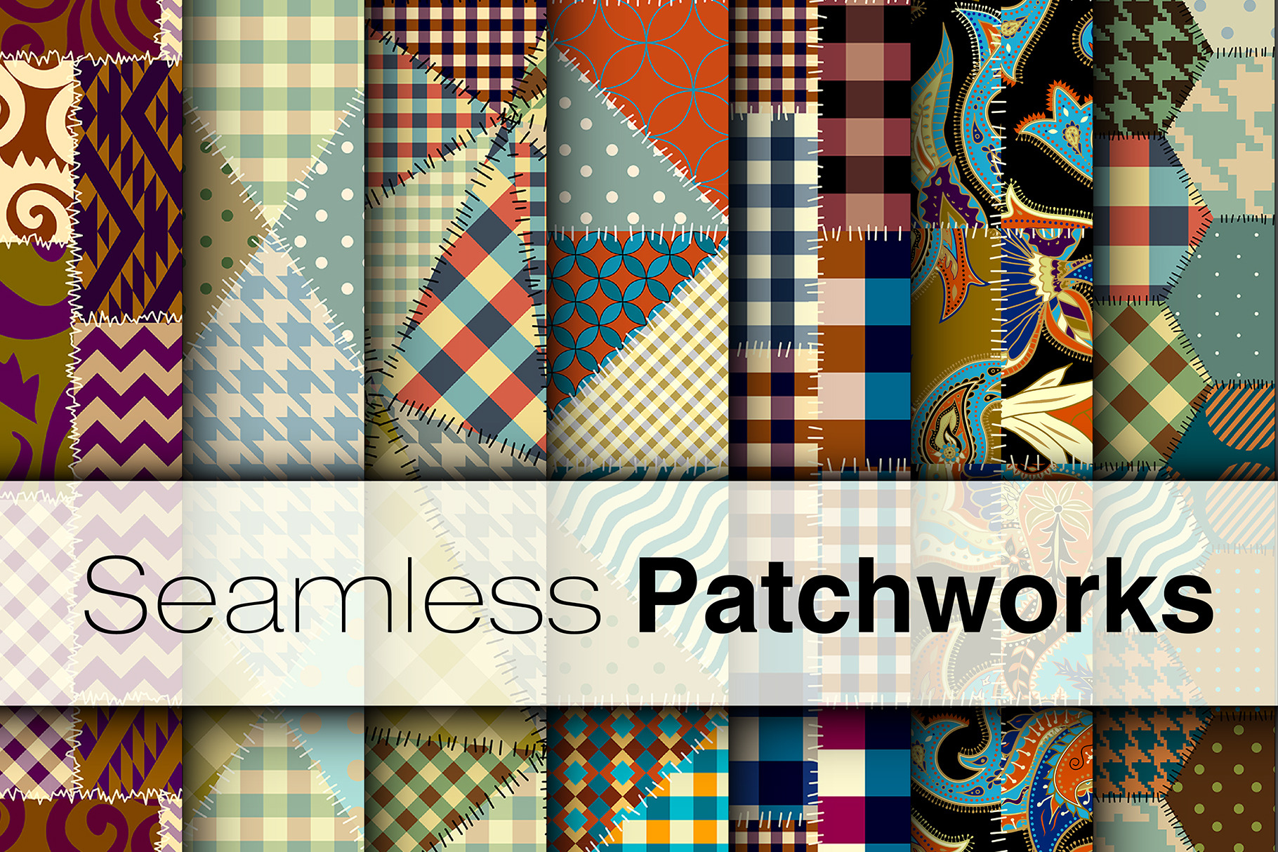 Quilting design background.