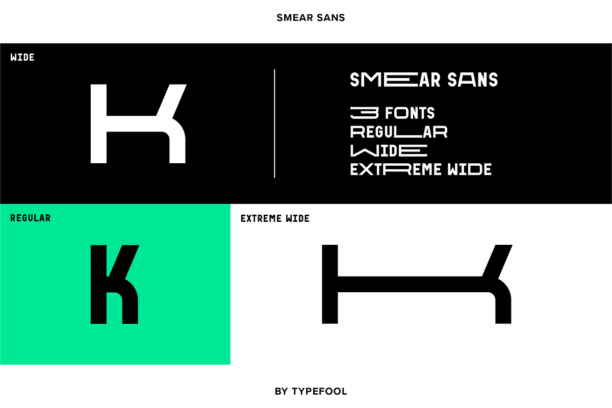 Smear Sans - Strecht font