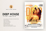 Deep House, a Flyer Template by What a Story