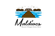 Maldives Logo, a Branding & Logo Template by Mariyana