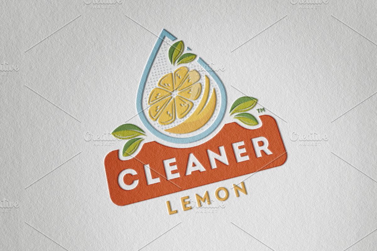 Lemon Cleaner Logo, a Branding & Logo Template by Sevenbros Creative
