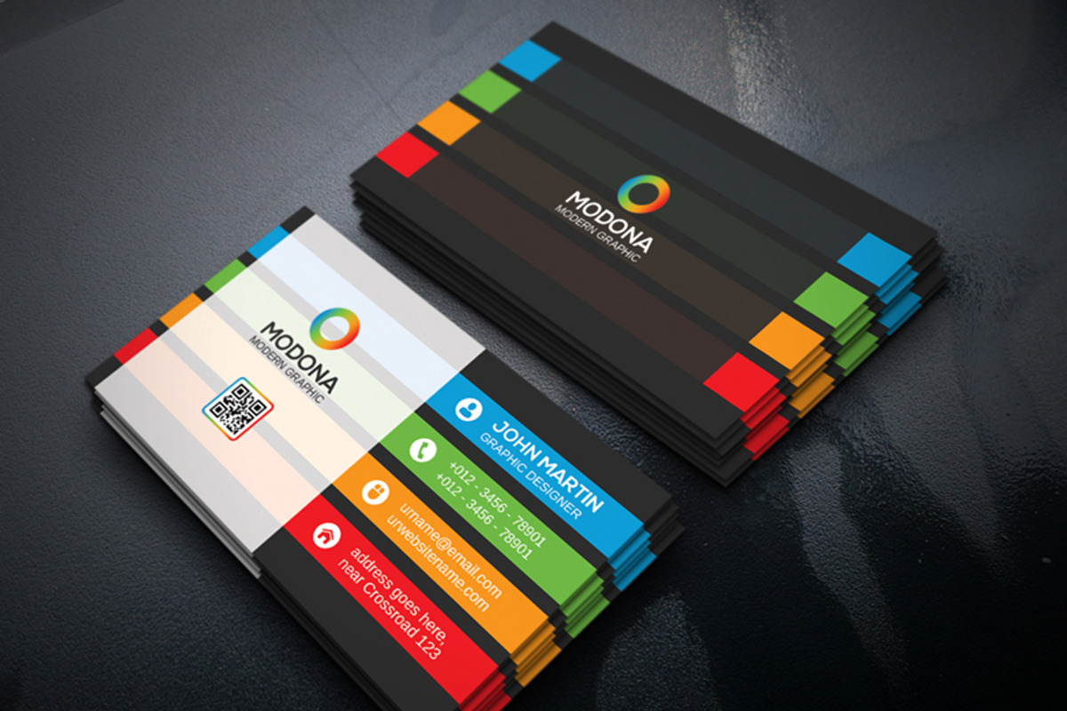 Colorful Business Card, a Business Card Template by Creative_Arts