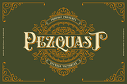 Pezquast, a Serif Font by ilhamtaro