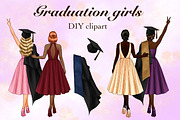 Graduation Girls ClipArt