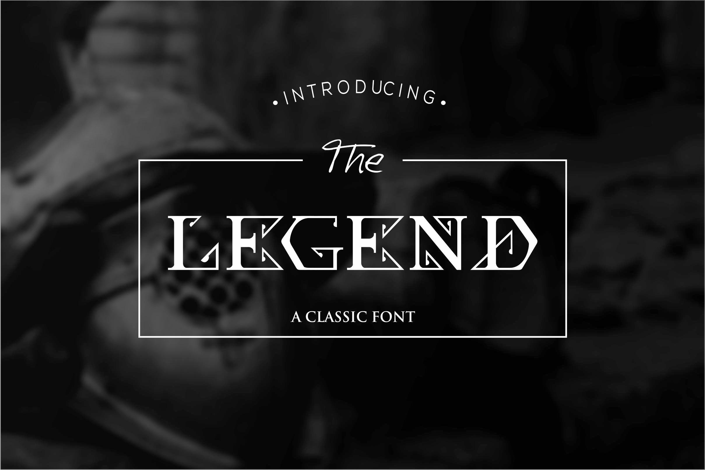 The Legend Font, a Serif Font by Akdesain