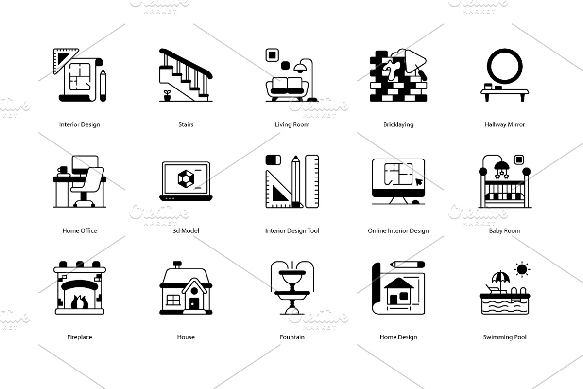 interior Design icons