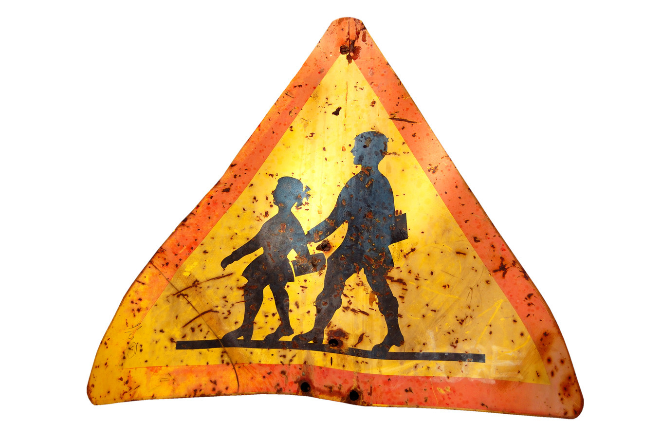 Rusty School Children Sign, a School & Education Photo by sirylok