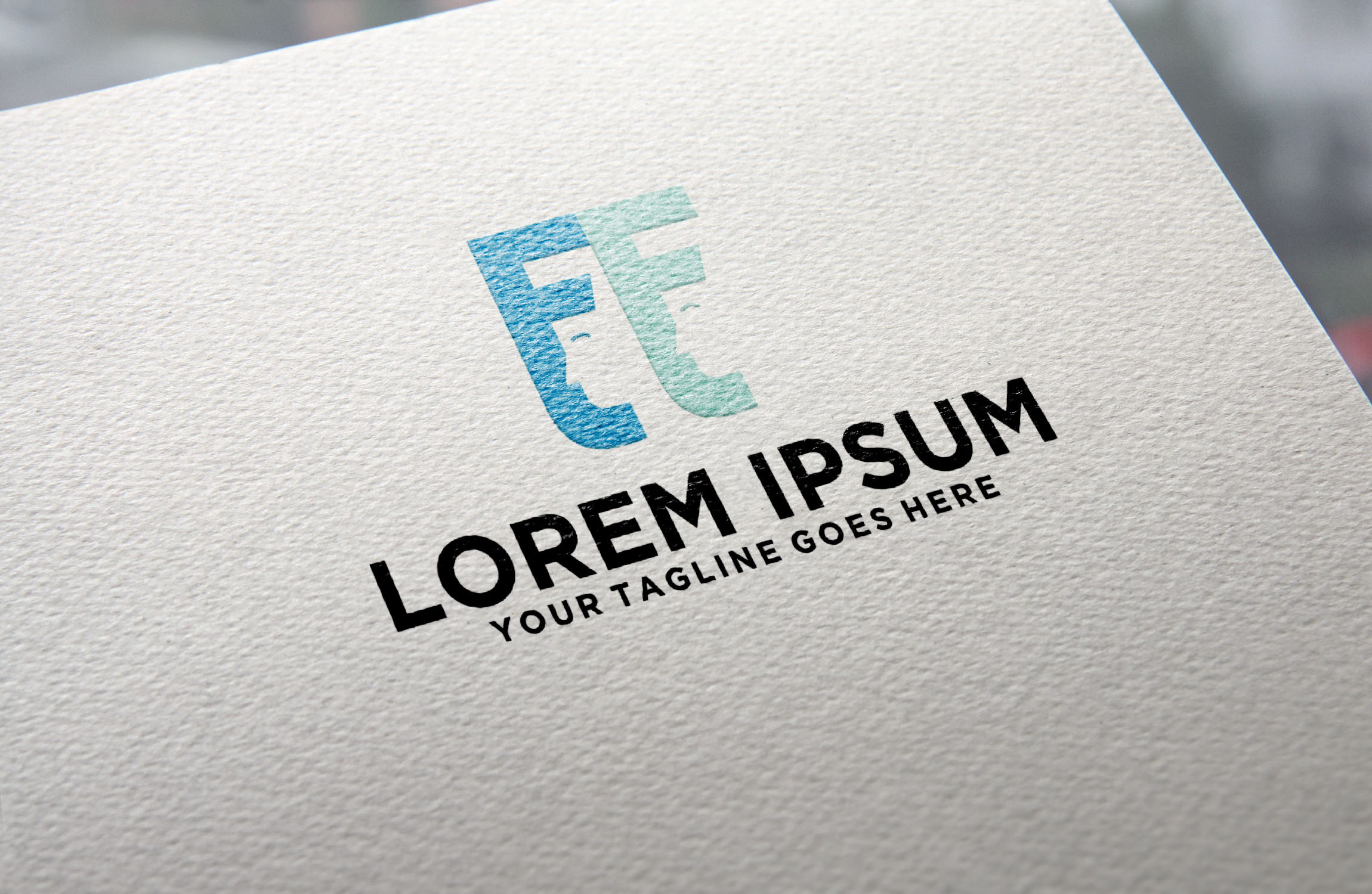 Face to Face logo idea, a Branding & Logo Template by REDVY CREATIVE