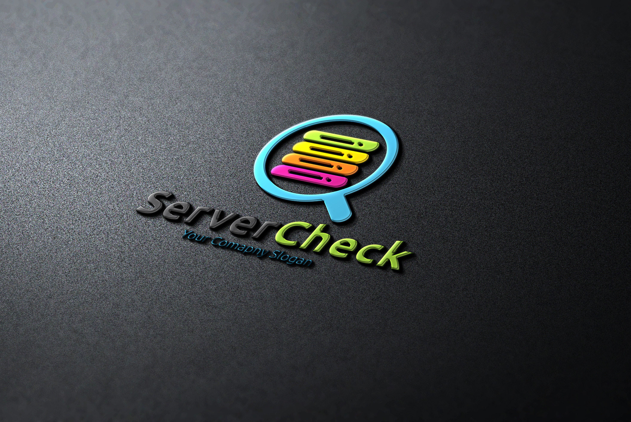 Server Check, a Branding & Logo Template by Vectorwins Premium Shop