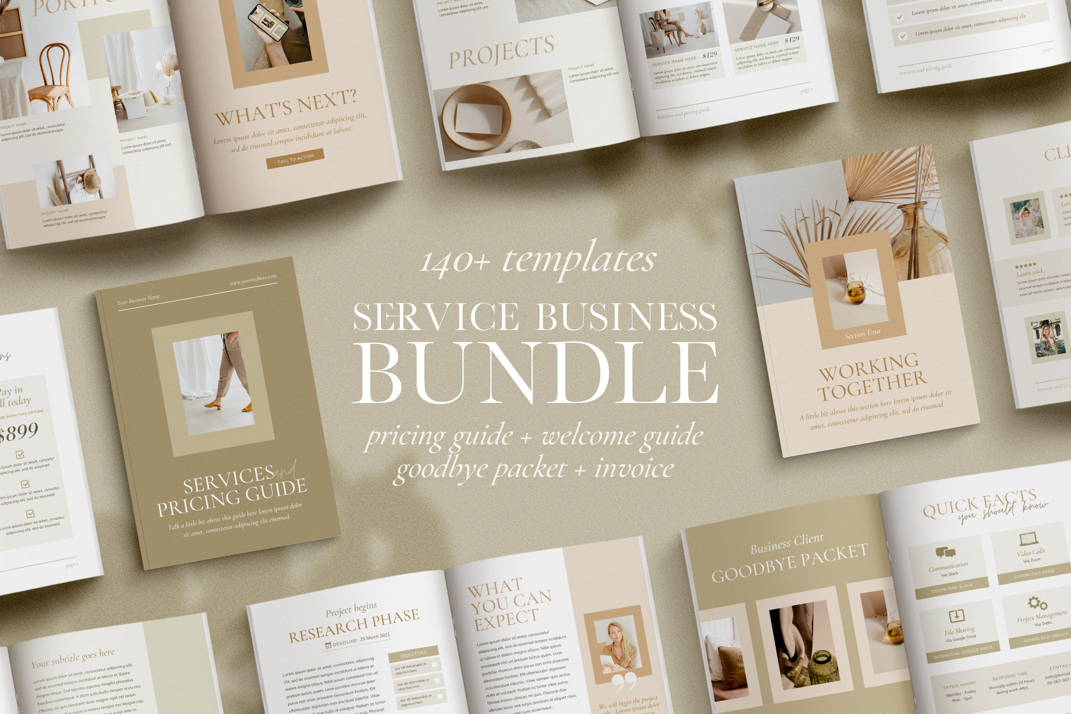 Client Onboarding Bundle | CANVA, a Magazine Template by Studio Loire