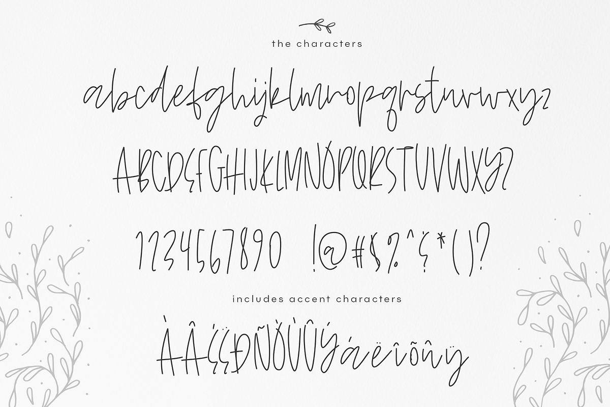 Wildflowers - A Handwritten Font, a Script Font by KA Designs