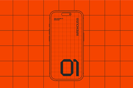 Manda - iPhone 15 Pro Mockup | iPhone Mockups ~ Creative Market