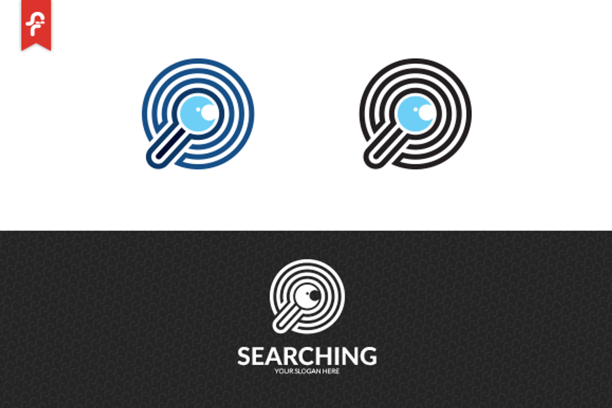 Searching Logo, a Branding & Logo Template by ft.studio