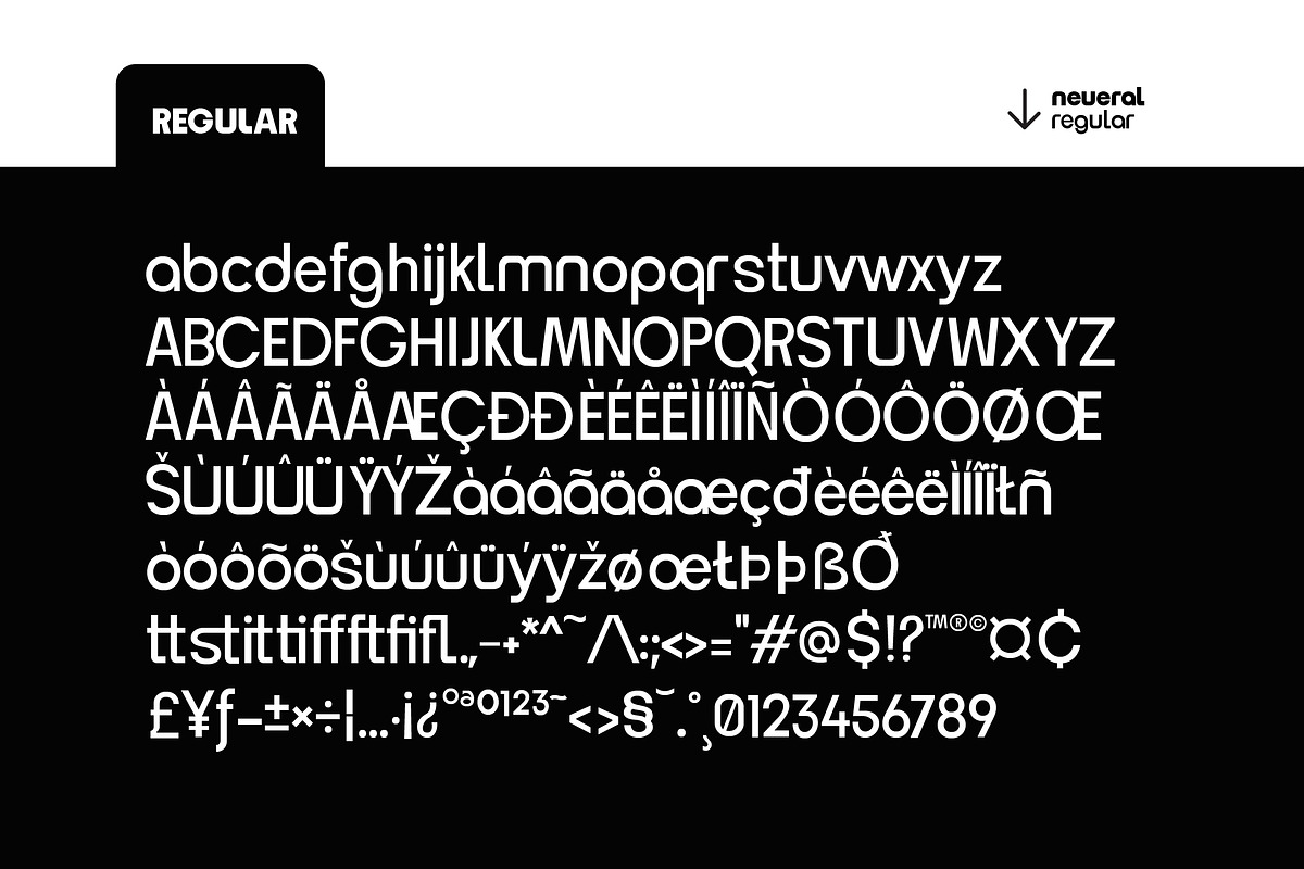 Neueral Grotesk Family, a Sans Serif Font by Fortunes Co