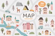 Kids Map Creator, an Object Illustration by Nadezhda Mikhailova