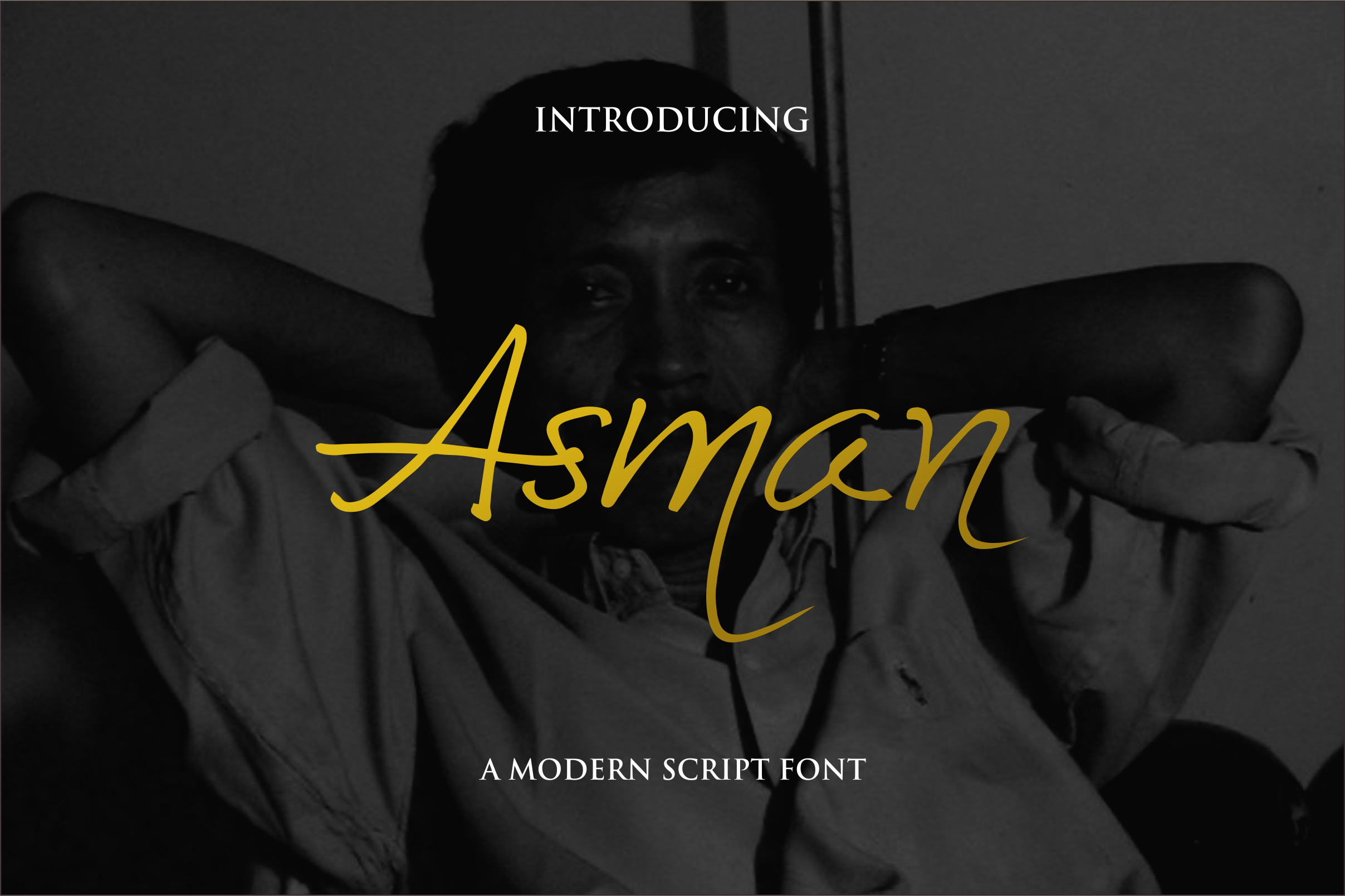 Asman Script (New), a Script Font by Akdesain