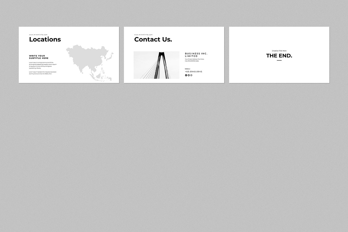 Simple Presentation Template, a Presentation Template by CreativeSlides