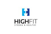 Highfit Letter H Logo, a Branding & Logo Template by Tovarkovdesign