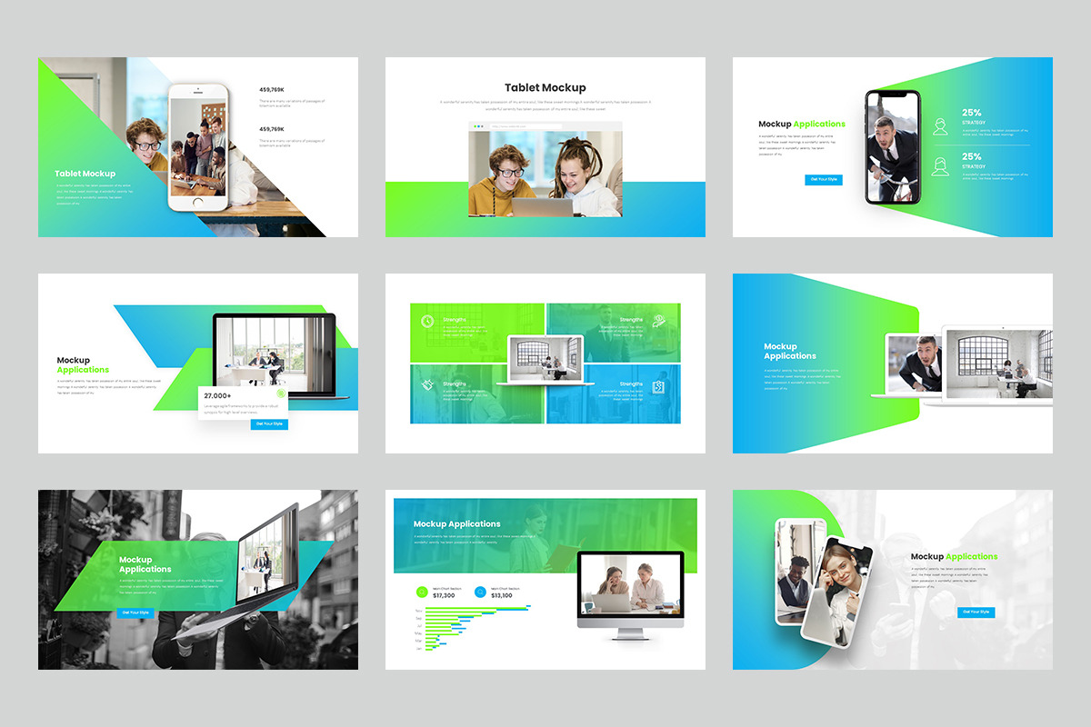 Mockup Slide Powerpoint Presentation, a Presentation Template by Stock ...