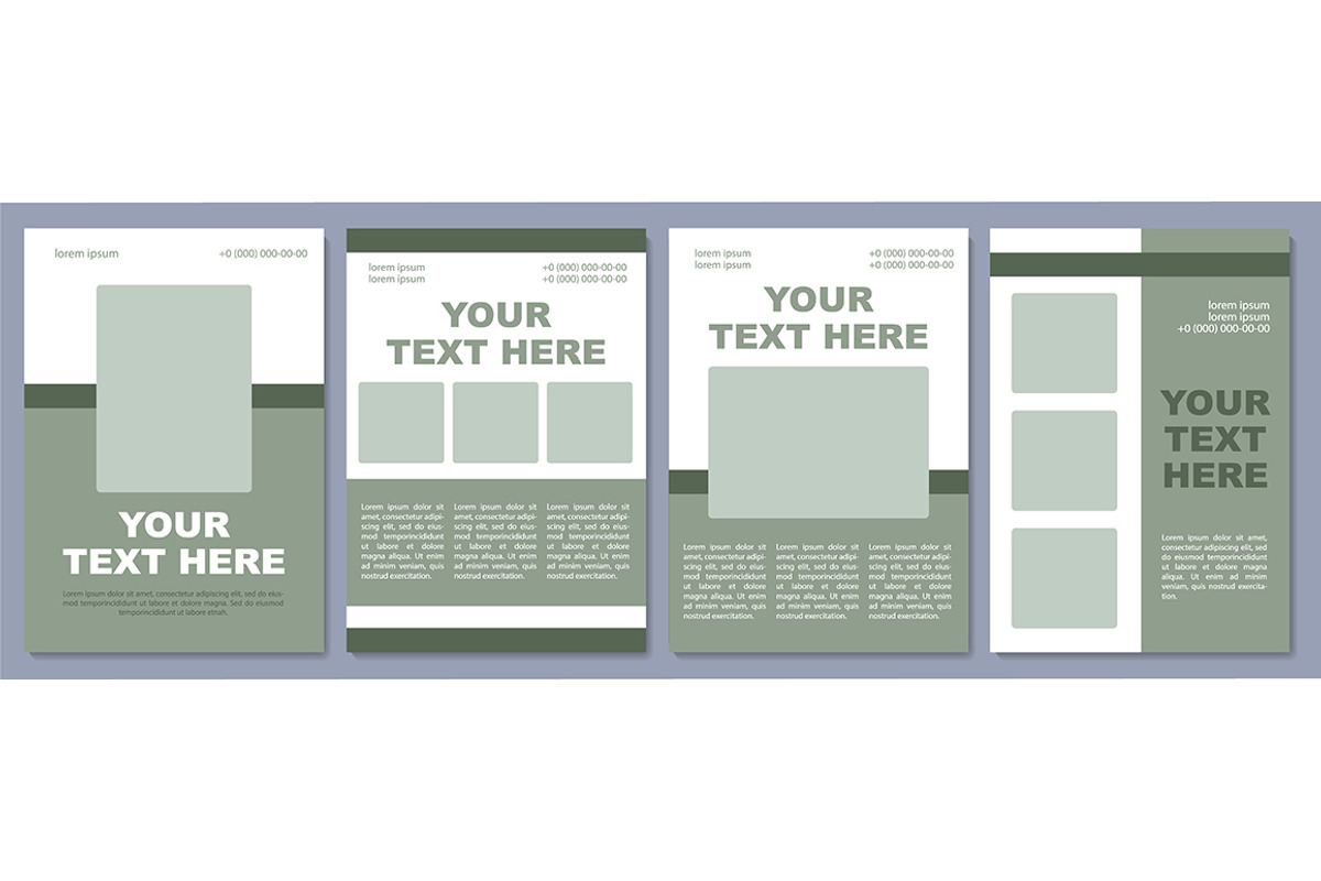Informative brochure template, a Brochure Template by bsd studio
