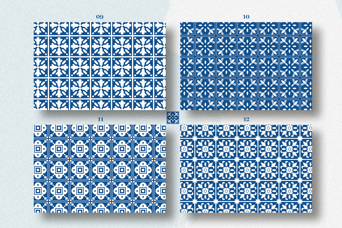 Seamless Mediterranean Patterns, a Pattern Graphic by AndrewPixel