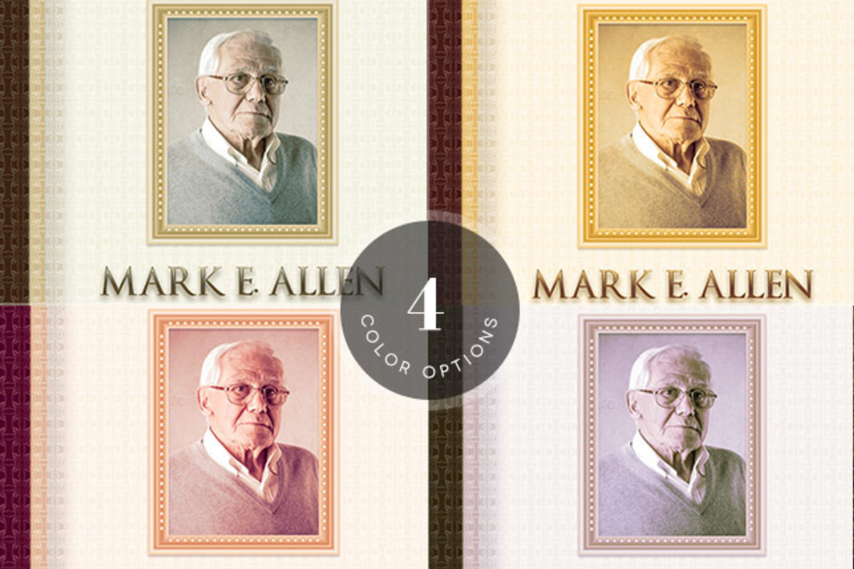 Legacy Funeral Program Large PSD, a Templates & Theme by Godserv Designs