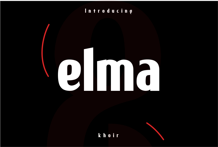 elma, a Sans Serif Font by Khoir