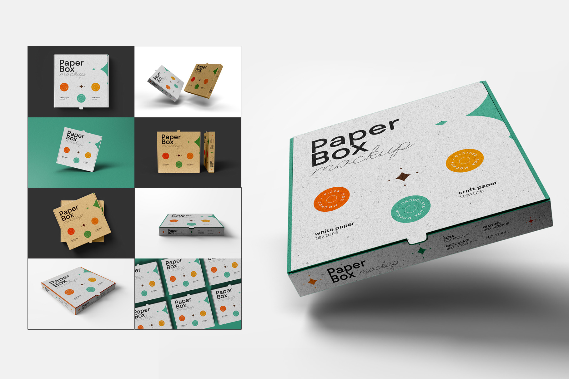 Showcase Your Product with Stunning PSD Paper Box Mockup Designs