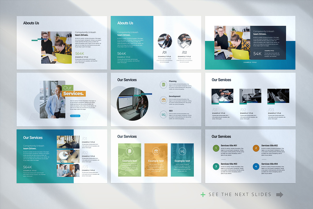 LOOK PowerPoint Template | Creative Market
