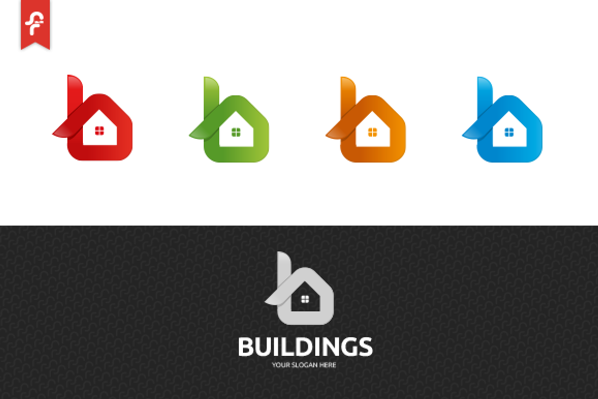 Buildings Logo, a Branding & Logo Template by ft.studio