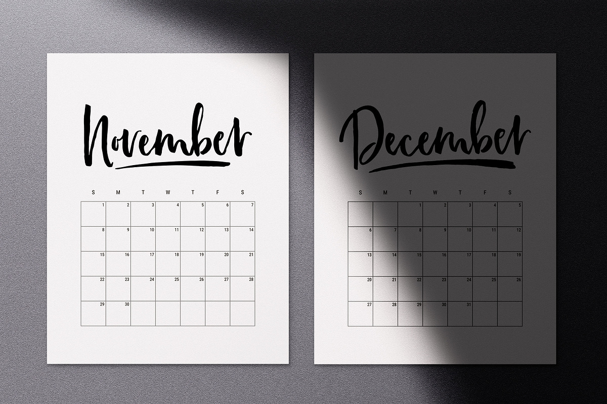 Calendar 2020 Planner, a Templates & Theme by Irina Adamovich