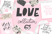 Love lettering collection., a Decorative Illustration by Asya Mix