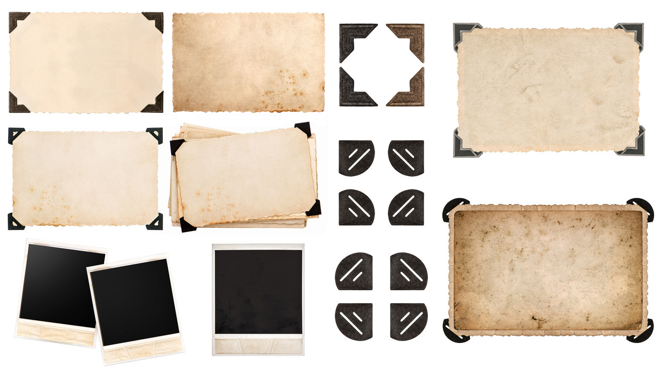 Photo paper frame corner JPG, a Business Photo by LiliGraphie