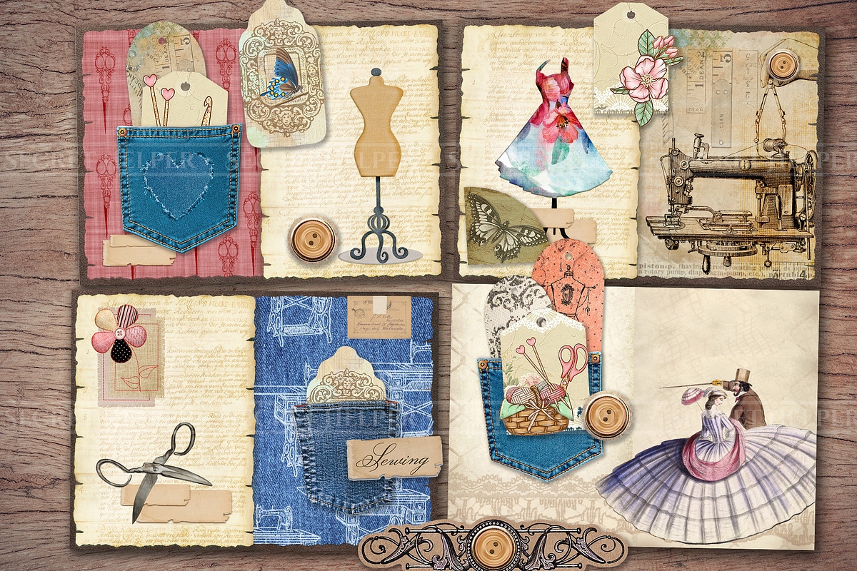 Sewing Scrapbooking Kit