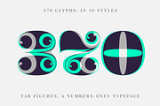 Fab Figures Typeface Set, a Font by Letterwerk